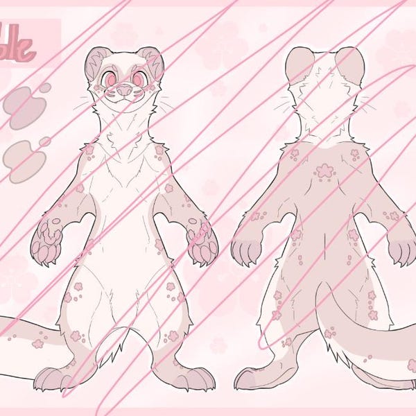 Hedgehog Reference Sheet Base - Etsy