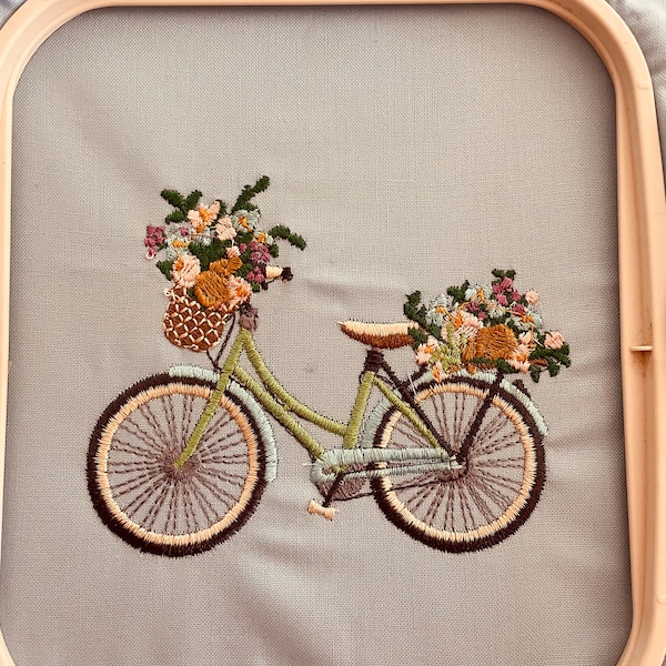 Bike Embroidery Designs Bicycle Embroidery Design Machine Embroidery ...