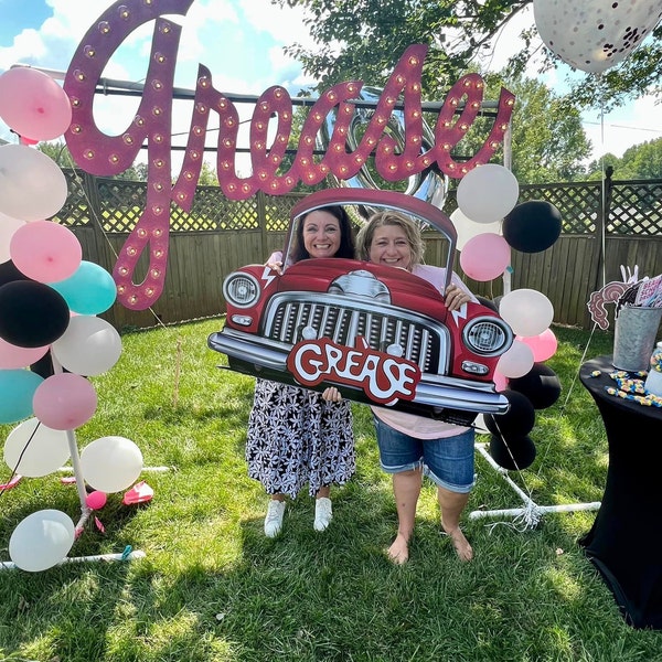 Grease Lightning Car Photo Booth Prop - Etsy