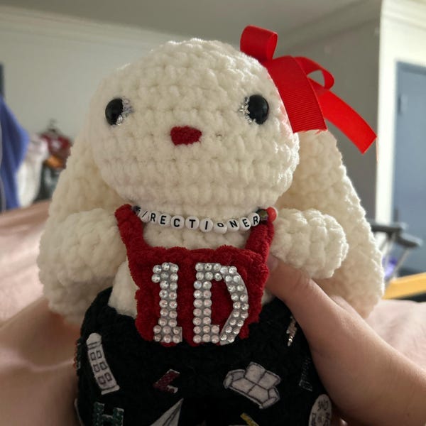 Olivia Rodrigo GUTS Tour Inspired Bunny Crochet Doll | Olivia Rodrigo ...