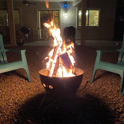 Ultimate Campfire ORIGINAL Vertical Fire Pit Grate LOW Smoke, BIG ...