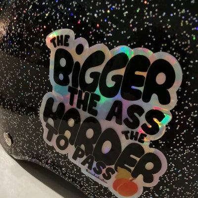 Roller Derby Vinyl Holographic Sticker Helmet Sticker - Etsy