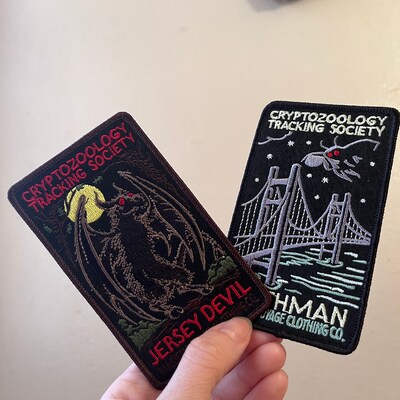 Jersey Devil Patch Cryptozoology Tracking Society - Etsy