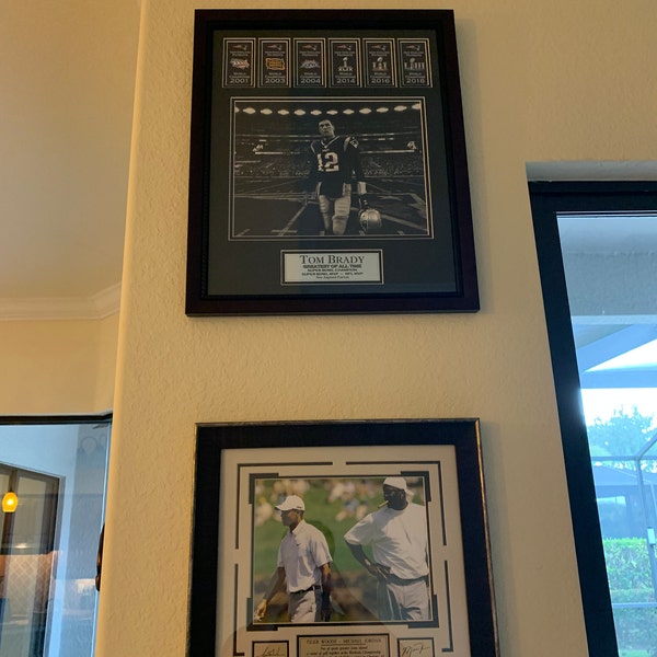 Jayson Tatum Photo Custom Framed to 16x20 "dunks Over Lebron James ...