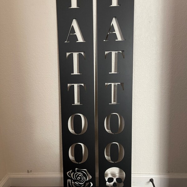 Custom Name Sign | Modern | Vertical | Horizontal | Metal ...