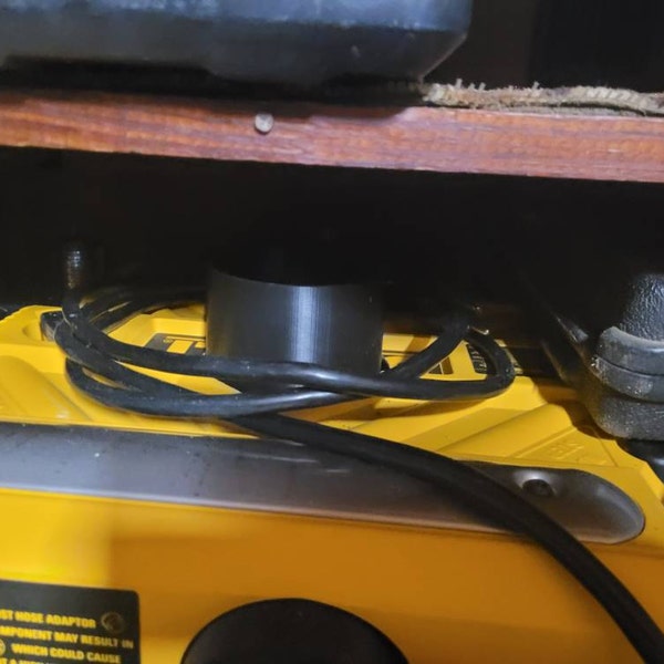 4" to 2-1/4" Shop Vacuum Adapter - Compatible With Dewalt DW735 Planer ...