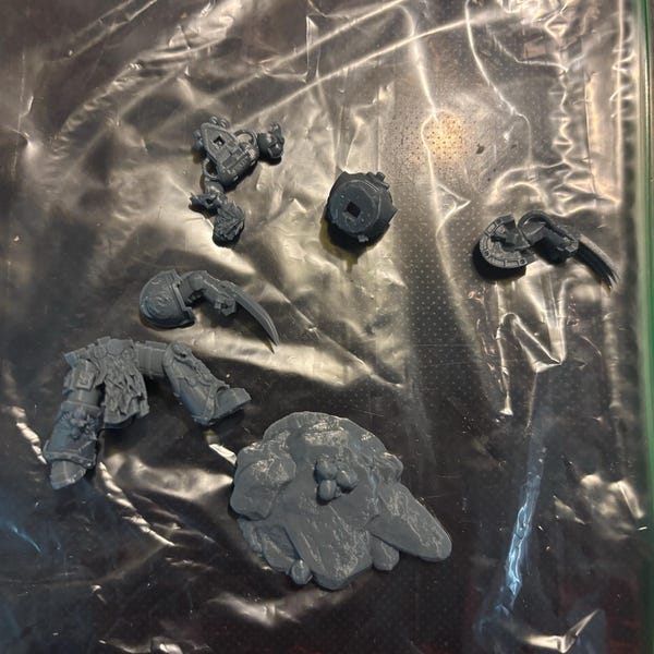 3D Printed Krieg Commissar Miniature by 3dartguy - Etsy