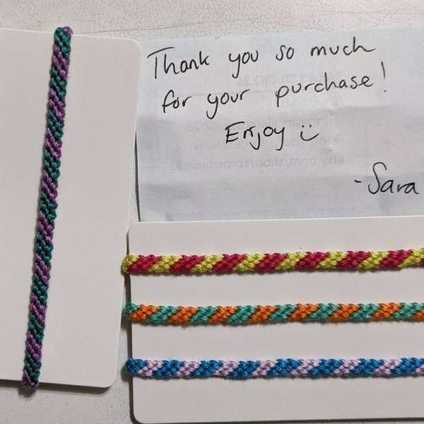 Tiny Heart Friendship Bracelet - Etsy