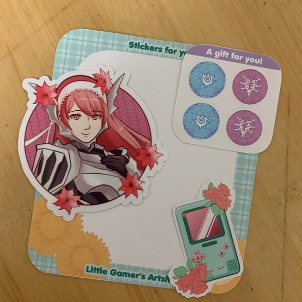 Fire Emblem Awakening Vinyl Stickers, First Gen Females, Fire Emblem ...