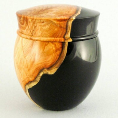 Granadillo Wood Lidded Box Threaded Lid - Etsy