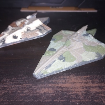 WRECKAGE Misprint Star Wars Armada Scale Starships for Wreckage - Etsy