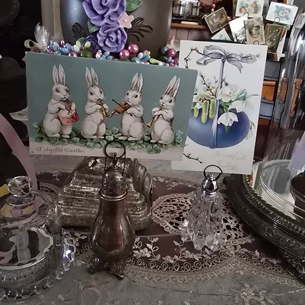 Table Number Holders Porcelain, Milk Glass Floral Vintage Wedding ...