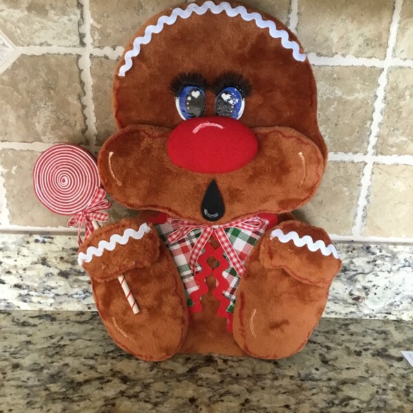 No Sew Mrs. Claus Head Digital Pattern, Grandma Head DIY Pattern ...