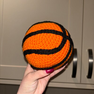 Baby Netball / Volleyball / Water Polo ... Handmade Crochet Sports Ball ...