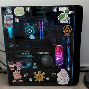 Dreambigbyray Custom Colorful Version Gpu Standing Support Pc Case ...
