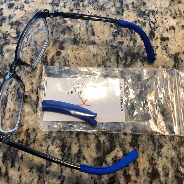 Stretch Spandex Glasses Temple Tip Covers - Comfort Fit TWO-PACK - Etsy