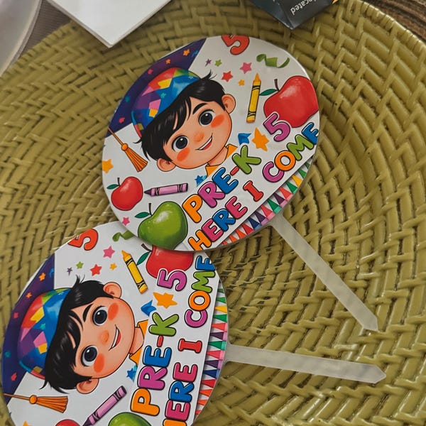 Personalized Cursive Name Sticker - Custom Colorful Text Decal Stickers ...