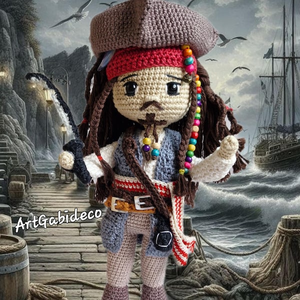 Crazy Captain Pattern Pdf TUTORİAL ENGLİSH - Etsy
