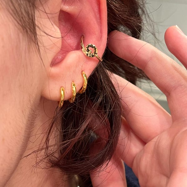 Lip Ring Hoop, Lip Ring 14g, 16g Lip Piercing Jewelry, Lip Hoop Ring ...