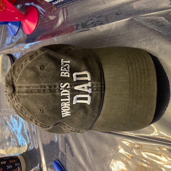 World's Best Dad Cap Dad Hat Dad Cap Embroidered Hat Father's Day Gift ...