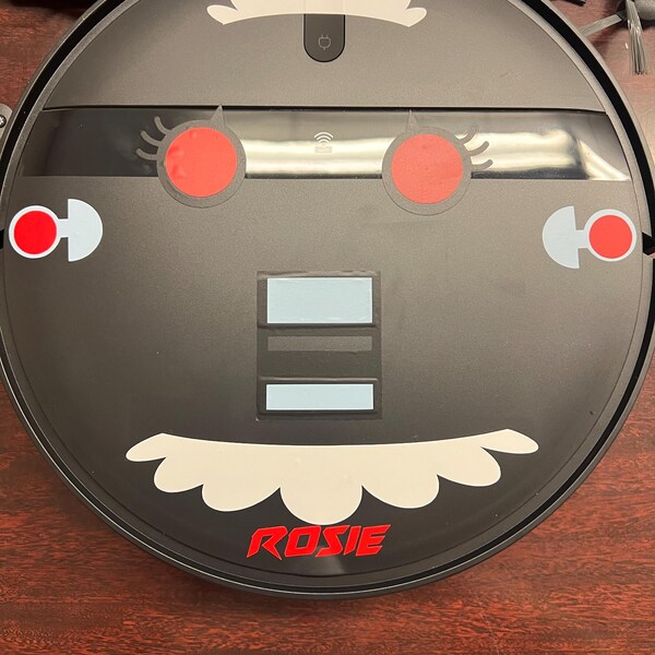 Original Deluxe Rosie the Robot Face Decals for Your Robotic Floor ...