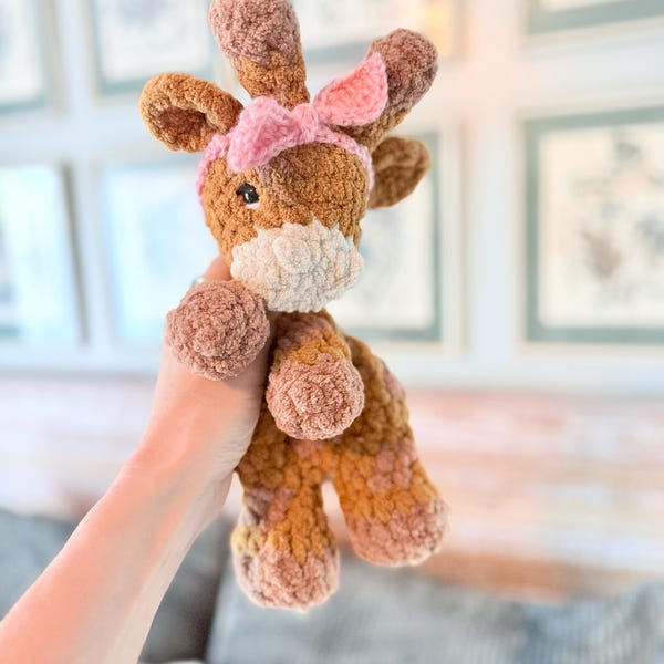 Gentry the Baby Giraffe Crochet Pattern | No Sew Low Sew Crochet ...