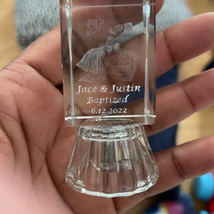 Rectangular 4 LED Crystal Light Base Display Stand Multi-color - Etsy