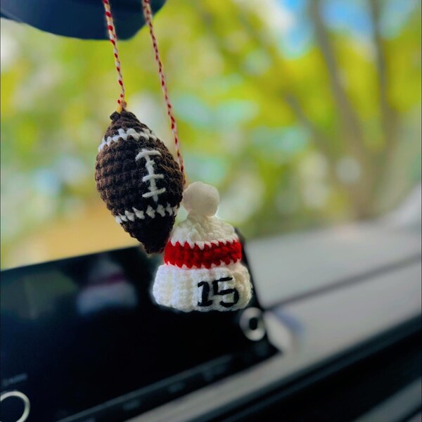 Sunflower Charm Crochet Pattern, Crochet Sunflower Rear View Mirror Car ...