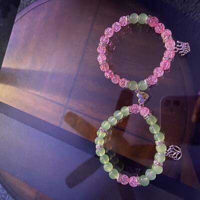 Corpse Bride Set of Two Matching Couple Bracelets, Victor and Emily ...