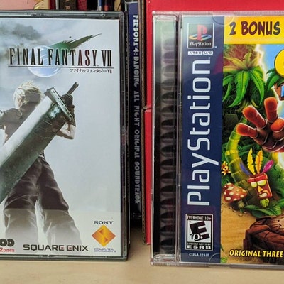 Final Fantasy VII Remake PS4 Custom PS1 Inspired Case - Etsy