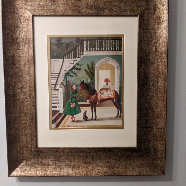 A House Horse Called Rousseau. Art Print. Janet Hill Studio - Etsy