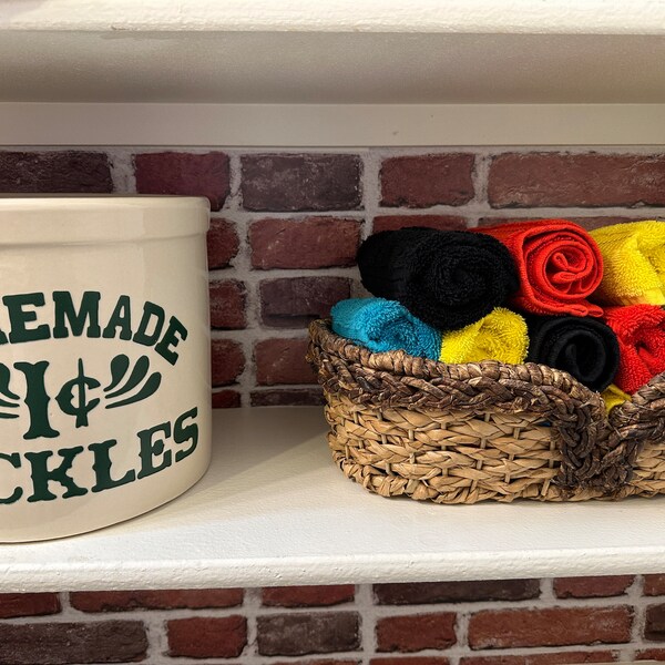 Friends TV Show Replica Pickles Jar, Monica's Kitchen Crock, Handmade ...