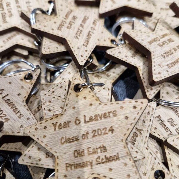 Year 6 Leavers, Class of 2024, School Leavers Keyring Sets, Teacher ...