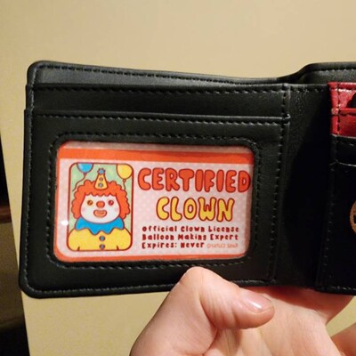 Certified Clown, License, Vinyl Sticker, Funny, Down to Clown, Art ...