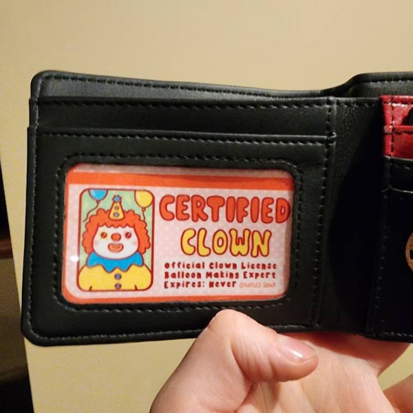 Certified Clown License Vinyl Sticker - Funny Laptop Decal - Etsy