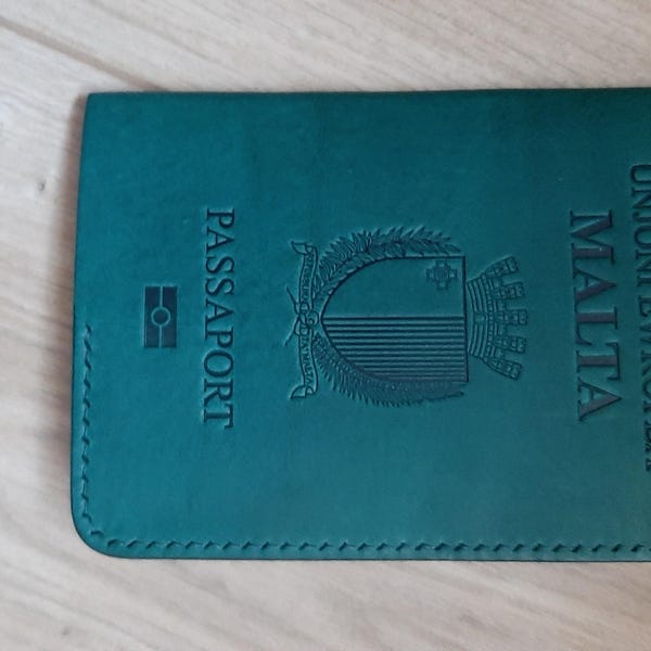 Leather Holder for Spanish Passport, Spain Passport, Gift for Treveler ...