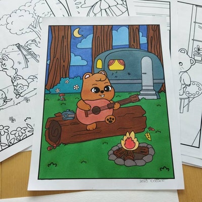 SKZOO Coloring Page Set Digital Download - Etsy