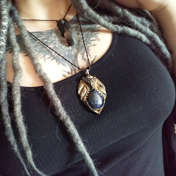 Eye of the Silver World Tree, Yggdrasil Amulet With Labradorite/ Norse ...
