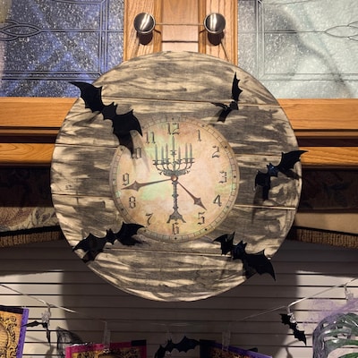 Halloween Clocks, Halloween Skull Decor, Halloween Printables, Bat ...