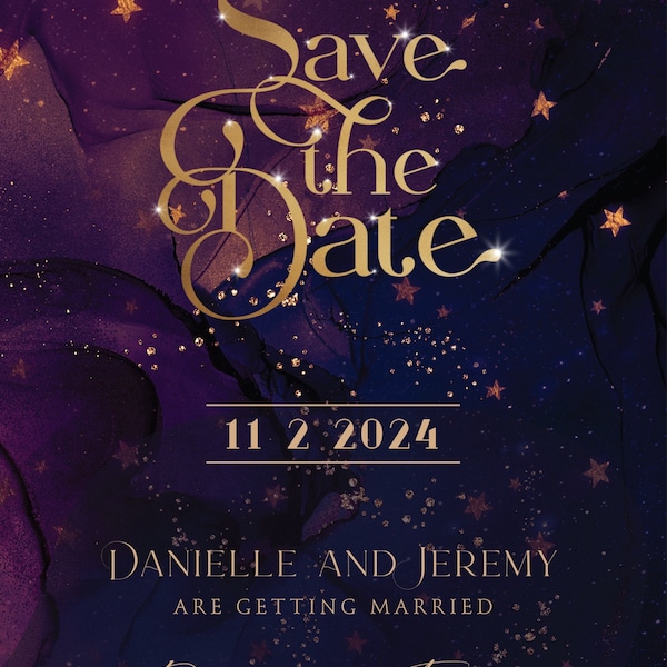 Cosmic Menu, Galaxy Theme Dinner Menu, Celestial Menu, Starry Night ...