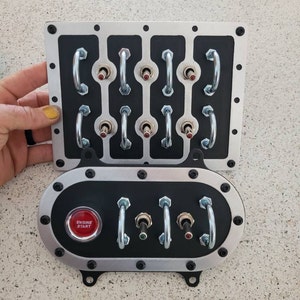 Hot Rod Switch Panel With Igntion Switch Usb 4 LED - Etsy