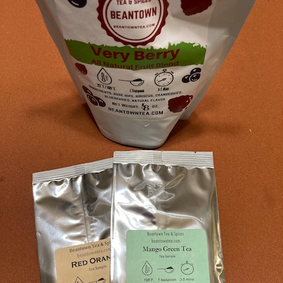 Very Berry Fruit Blend. All Natural Caffeine Free Loose Leaf Fruit Tea ...