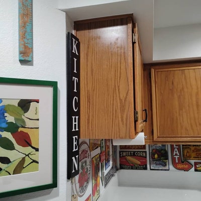 Coffee Vertical Sign Primitive Country Painted Wall Sign, Kitchen Decor ...