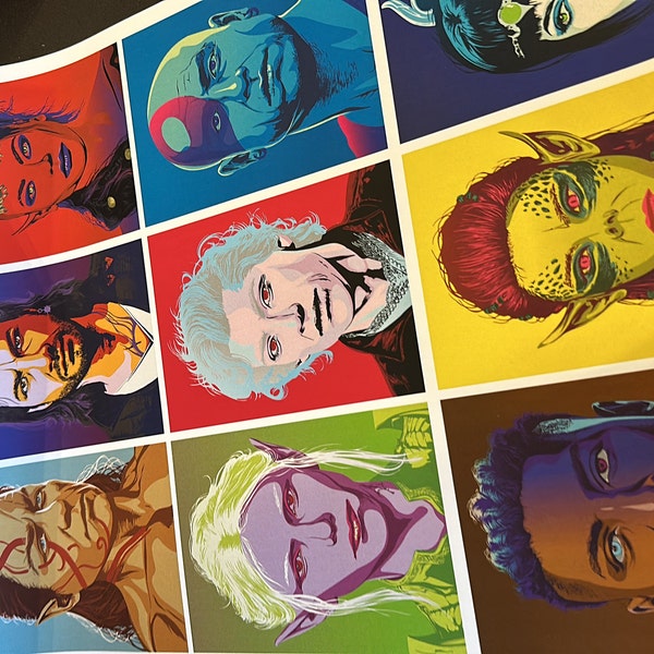 Alex From Cyberpunk Portrait Pop Art Inspired Poster - Etsy