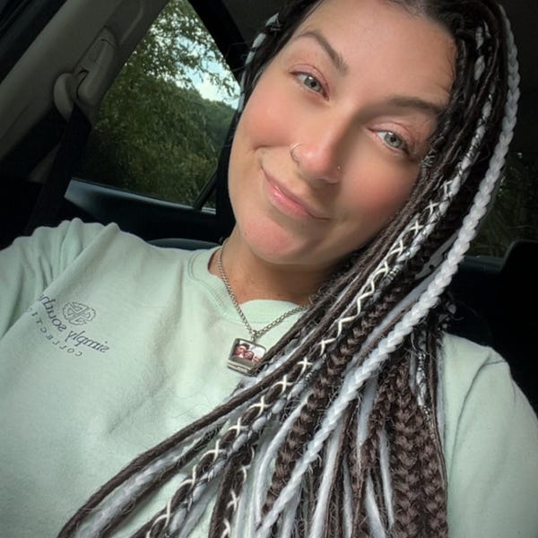 Wool Dreadlocks + Braids + Bandage Black and Green (dark Emerald) Ombre ...