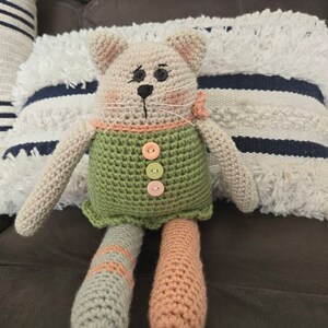 PATTERN Rag Doll Cat Amigurumi Pattern, Crochet Pattern, Crochet Cat ...