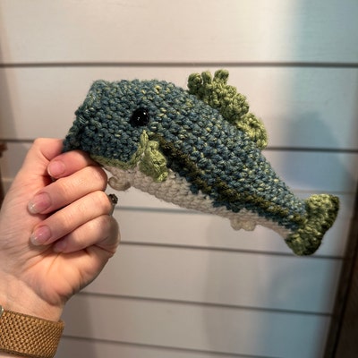 PDF Mini Largemouth Bass No-sew Amigurumi Crochet Pattern ...