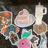 Graffiti Stickers Set Signpost Wording Scrapbook Lettering Stickers ...
