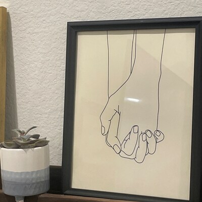 Set of 3, Line Drawing Print. Romantic Wall Art. Couple Art. Line Art ...