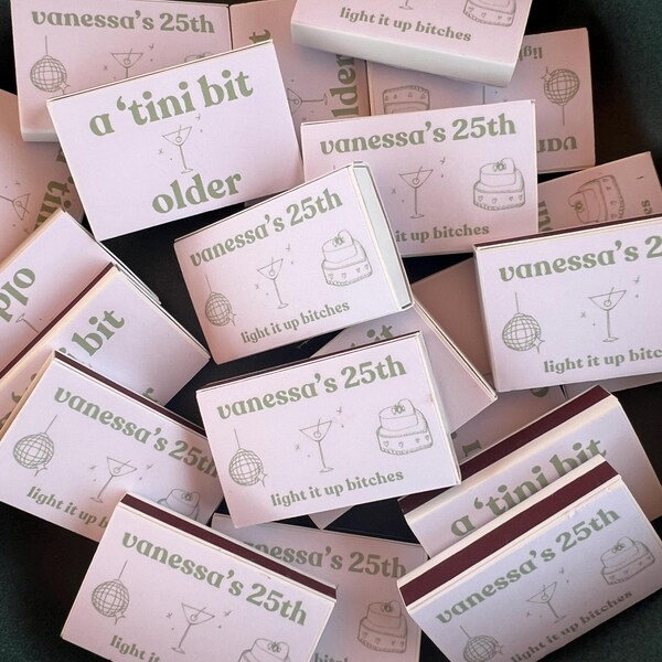 Custom Matchbooks,custom Matches,personalized Matches,birthday Matches ...